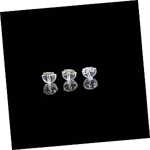 TEHAUX 30 Pair Pierced Earring Backs Clear Earrings Earring Stopper Jewelry Accessories Earring Accessories Silicone Earplugs Earrings Accessories Material Replace 18k Shield