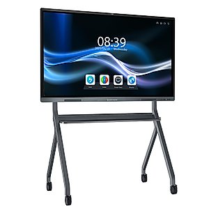 EUNIVON Smart Board, 65'' 4K UHD Interactive Whiteboard, Dual System Interactive Touch Screen Smart Whiteboard, Smartboard for Classroom and Business (Stand Not Included)