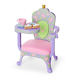 American Girl WellieWishers 14.5-inch Doll Ready to Be Royal Desk Playset with an Armrest that Swivels, For Ages 4+