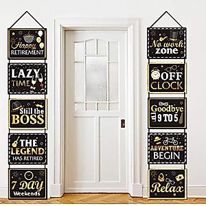 Retirement Party Decorations Happy Retirement Banner The Legend Has Retired Yard Sign Retirement Party Suppliers Hanging Cards Decorating Kit