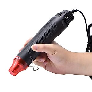 Beeiee Heat Gun for crafts,Mini Handheld Hot Air Gun,300W Portable Heat Gun for DIY Craft Embossing, Shrink Wrapping PVC, Drying Paint, Clay, Rubber Stamp