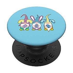 Easter Gnomes Easter Basket Stuffer Light Blue PopSockets PopGrip: Swappable Grip for Phones & Tablets