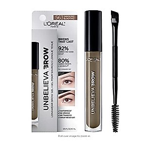 L'Oreal Paris Unbelieva-Brow Longwear Waterproof Tinted Brow Gel, Dark Blonde