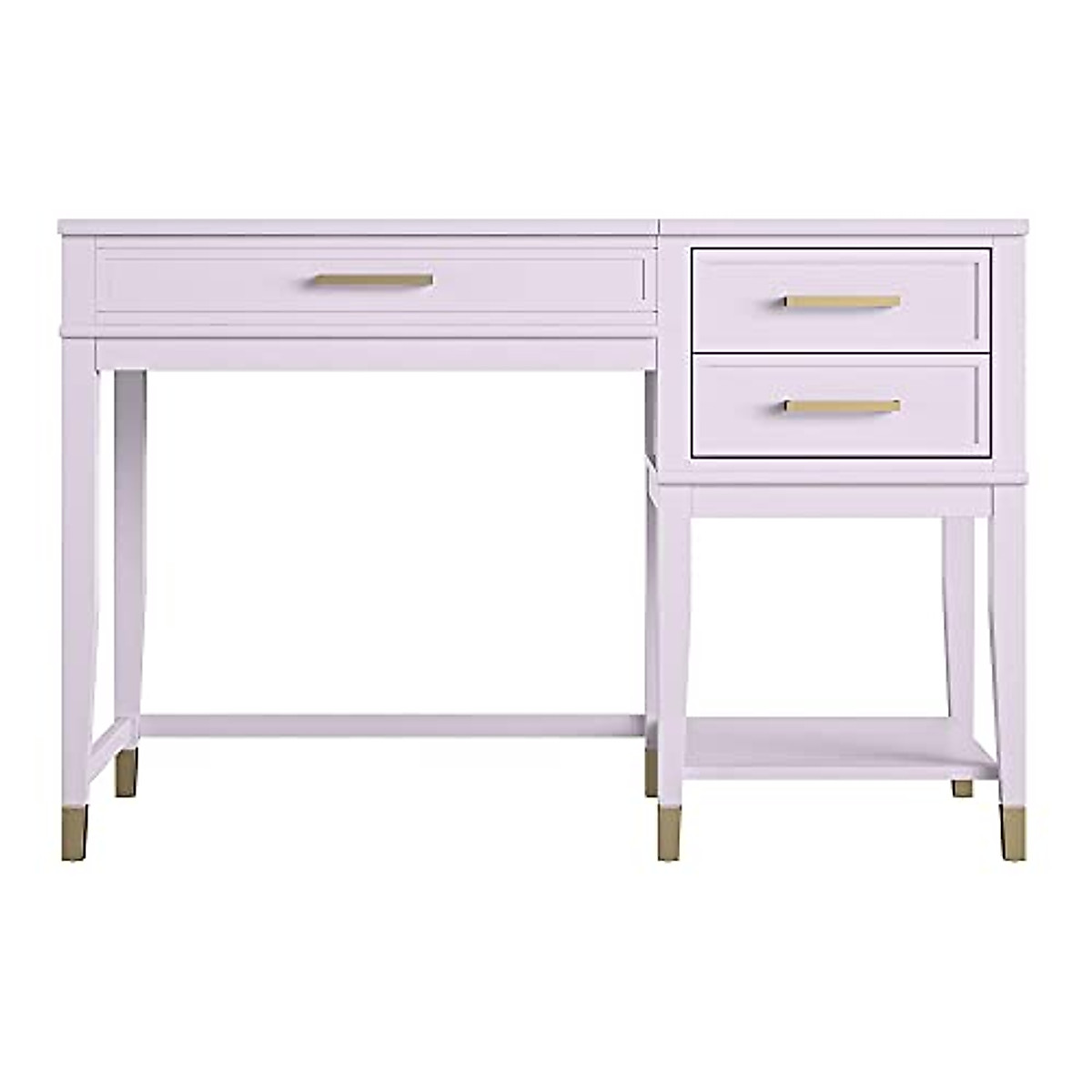 CosmoLiving by Cosmopolitan Westerleigh Lift-Top Computer Desk, Lavender