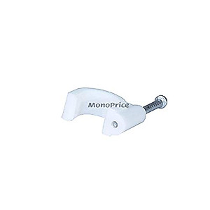 Monoprice Circle cable clips with steel nail, 10mm, 100pcs/Pack