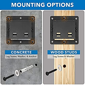 Mount-It! Small TV Monitor Wall Mount | RV TV Mount | Quick Release | Fits 13 15 17 19 20 21.5 24 25 27 32 Inch Screens | 75 100 VESA Compatible | Low-Profile Slim Design | 30lb Capacity