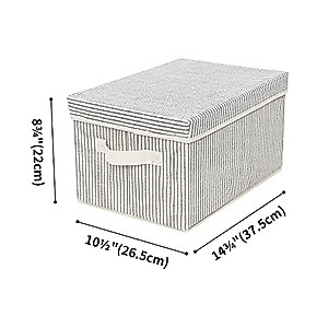 GRANNY SAYS Bundle of 3-Pack Rectangle Storage Bins & 3-Pack Rectangle Storage Bins with Lids