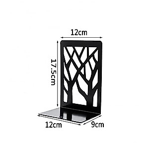 SZYAWsd File Sorters 2Pcs Sturdy Bookends Book Storage Hollow Anti-Skid Book Storage Rack Practical Magazines Bookend Stand Desktop Rack Holder