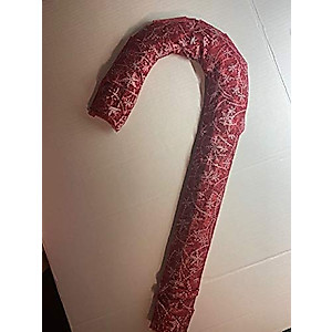 Floral Garden 20.5" Holiday Candy Cane Metal Wreath Form Undecorated (3)