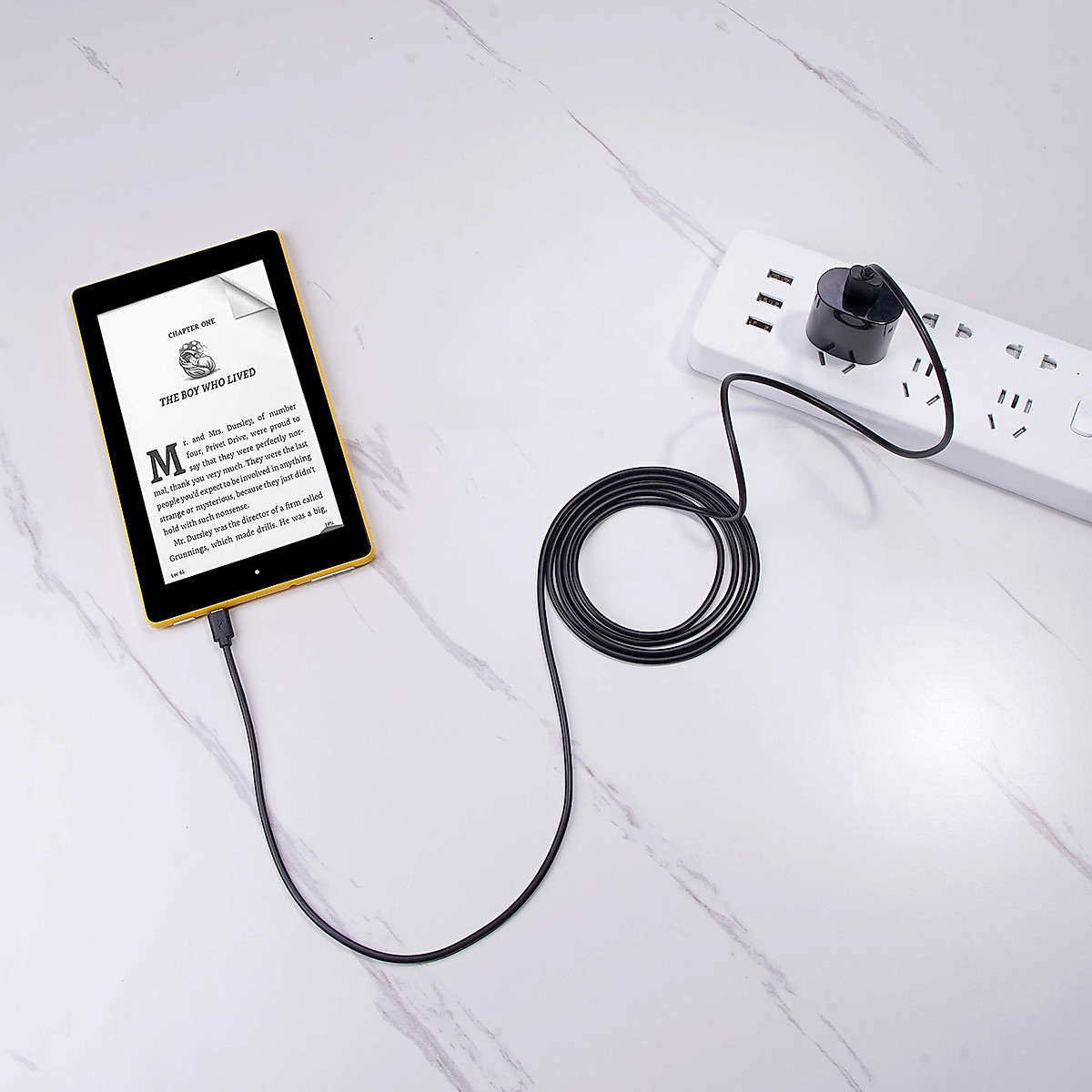 10Ft Micro USB Cable for Charging Fire HD 6 7 8 10 Tablet and Fire HD6 7 8 10 Kids Edition,Kindle Fire HD, HDX 6" 7" 8.9"(Fire 1st-8th Gen),Kindle E-Reader,Paperwhite,Oasis,Voyage,(3rd-10th Gen)-2Pack