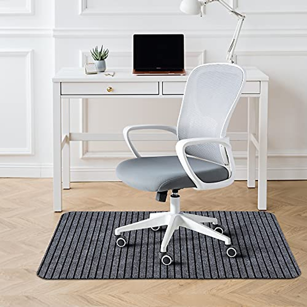Office Chair Mat for Hardwood Floor and Tile Floor, Anti-Slip, Non-Curve, Non-Toxic Desk Chair Mats for Rolling Chair, Computer Chair Mat for Gaming 0.16" Thick 35" X 47" Rectangle