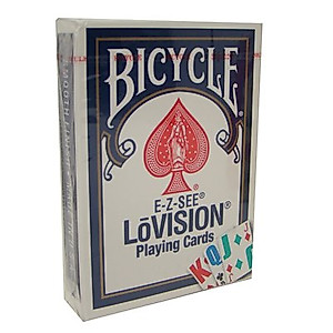 Poker E-Z See LoVision Playing Cards - 2 Decks