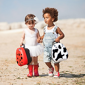 My Carry Potty - Cow Travel Potty, Award-Winning Portable Toddler Toilet Seat for Kids to Take Everywhere