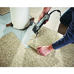 Dremel MM430 Multi Knife Oscillating Multi-Tool Accessory, Steel Blade Perfect for Cutting Flexible Materials - Universal Quick-Fit Interface Fits Bosch, Makita, Milwaukee, and Rockwell