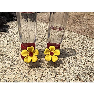VIMOA Mini Hummingbird Feeder 4 Pack Small Hummingbird Feeders for Outdoor 2.3oz