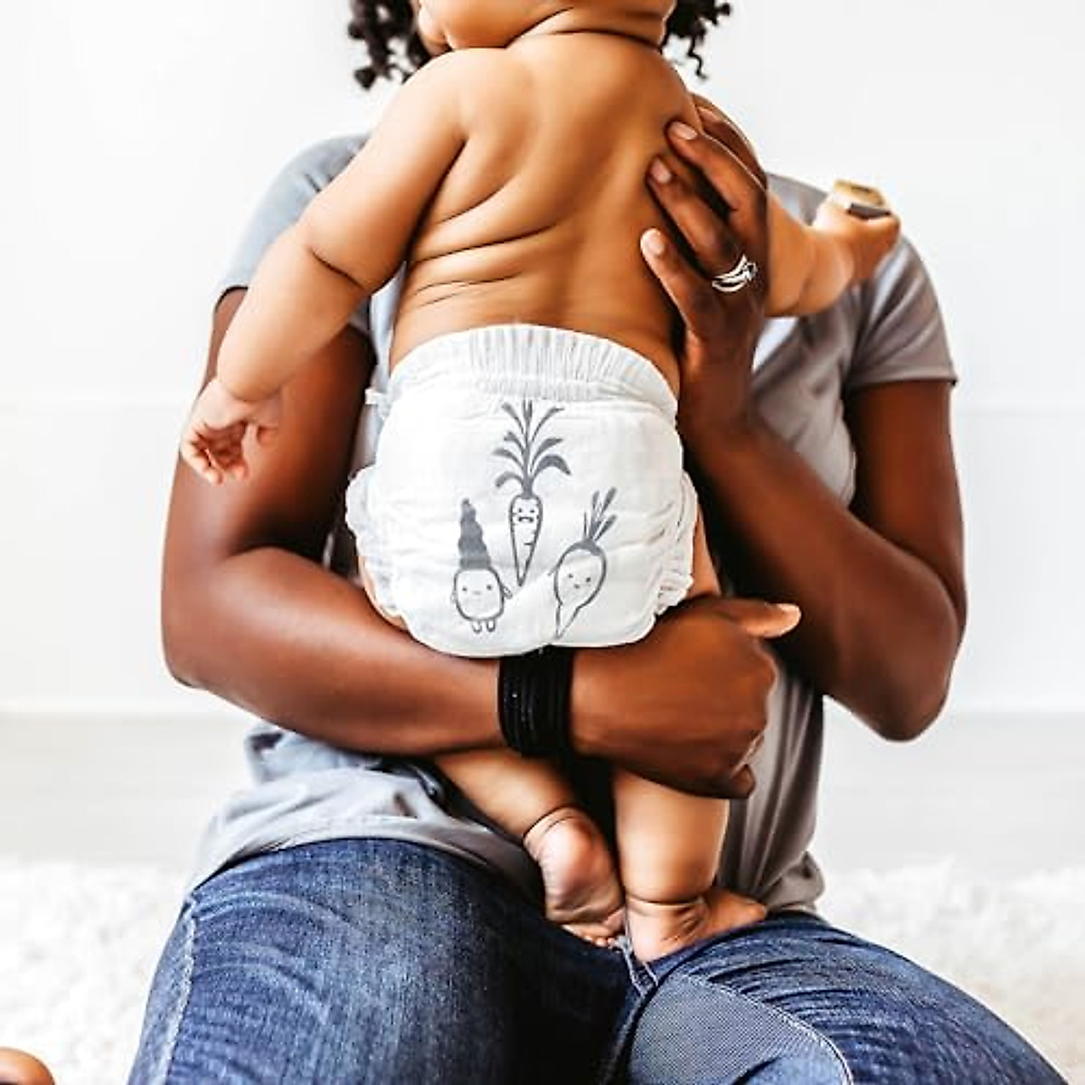 PARASOL Clear+Dry Disposable Diapers, RashShield Protection, Leakproof Design, Hypoallergenic, Size 3 (16-28 lbs), 128 Count