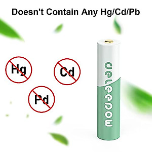 Deleepow AAA Rechargeable Batteries Ni-MH 8 Count, 1100mAh High Capacity 1.2V 1200 Cycles Rechargeable Triple A Battery for Household and Business Devices