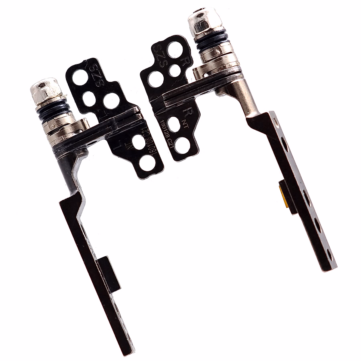 Deal4GO CAZ20 LCD Hinge Kit for Dell Latitude 7480 7490 e7480 e7490 P73G Series, Black Metal Side Mount Hinges, 14" Screen, Non-Touch, 1 Set