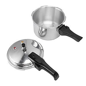 Stainless Steel Pressure Cooker, Reliable Performance for Cooking Various Foods 3L Food Grade Stainless Steel Pressure Cooker for Gas Stove