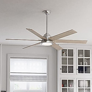 Hunter Fan Company 59398 Warrant Ceiling Fan, Brushed Nickel Finish