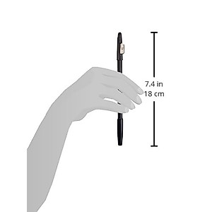 The BrowGal - 3 in 1, Skinny Eyebrow Pencil - 06 with Sharpener Cap & Spoolie Brush - Draws Tiny Brow Hairs & Fills in Sparse Areas & Gaps, Sharp Enable, Longwear, Long Lasting – "7.4 In, Blonde Color