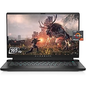 Alienware 2021 M15 Ryzen Edition Gaming Laptop, 15.6" FHD 165Hz 3ms Display, AMD Ryzen 7 5800H (>i7-11370H), RTX 3060 6G GDDR6, 64GB RAM, 2TB SSD, RGB Backlit Keyboard, WiFi 6, Win 10 Home