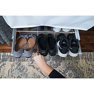 Organized Living freedomRail Reveal Shoe Shelf - White