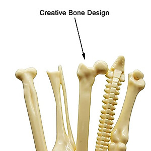 Maydahui 25PCS Bone Ballpoint Pen Creative Novelty Pens Black Ink for Halloween Artist Doctot Nurse School Office Party