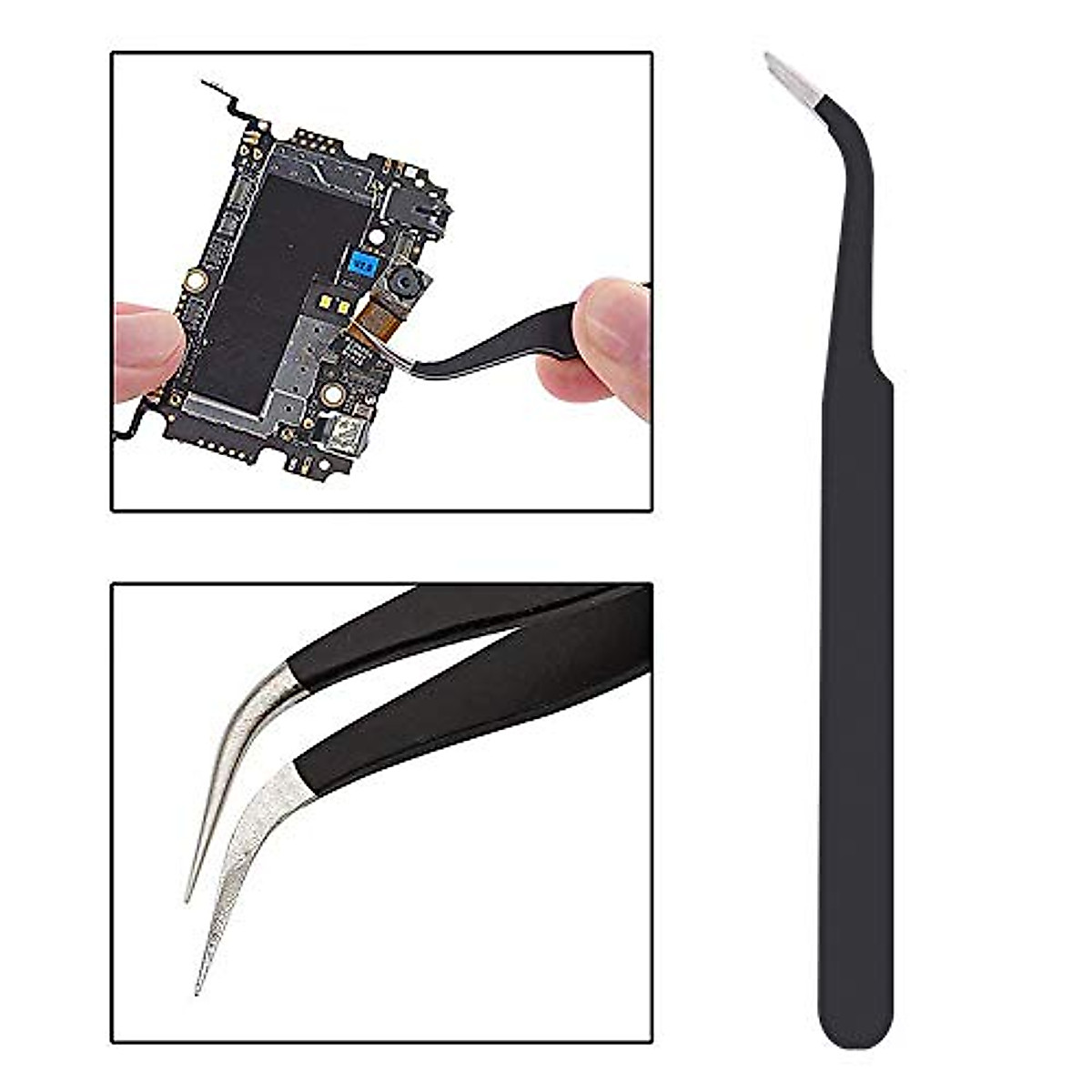 Joystick Kit,Joycon Drift Repair Kit,3D Replacement Joystick Analog Thumb Stick with Thumb Stick Caps,Y Screws,Joysticks,Y Tri-Wing Screwdriver,Cross Screwdriver,Tweezers(13pcs)