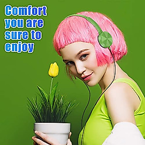 24 Pack Bulk Headphones for Kids School Classroom Headphones Earphones with 3.5 mm Plug, 8 Colors Adjustable over Head Earbuds Headphones for Students Adults Kids Library Travel, Individually Bagged