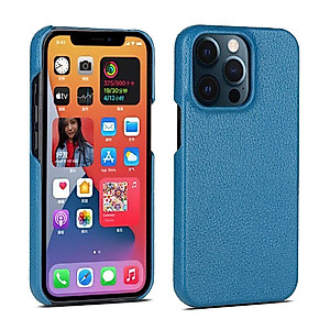 CLLDY Litchi Grain Leather Case for iPhone 14 13 11 12 Pro Max 13 Mini XR X XS Max 14 Plus Back Cover,Yellow,for iPhone X XS