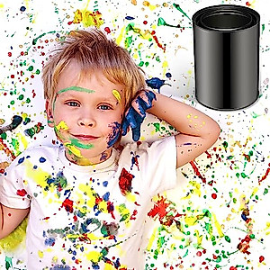 Foaincore 12 Pack Empty Metal Paint Cans with Lids Bulk 1.9 Pint Quart Size Painting Buckets Tin Storage Containers Unlined for Garage DIY Arts Crafts Projects(Black)