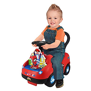 Kiddieland Lights N' Sounds Spidey Adventure Ride-On, Large