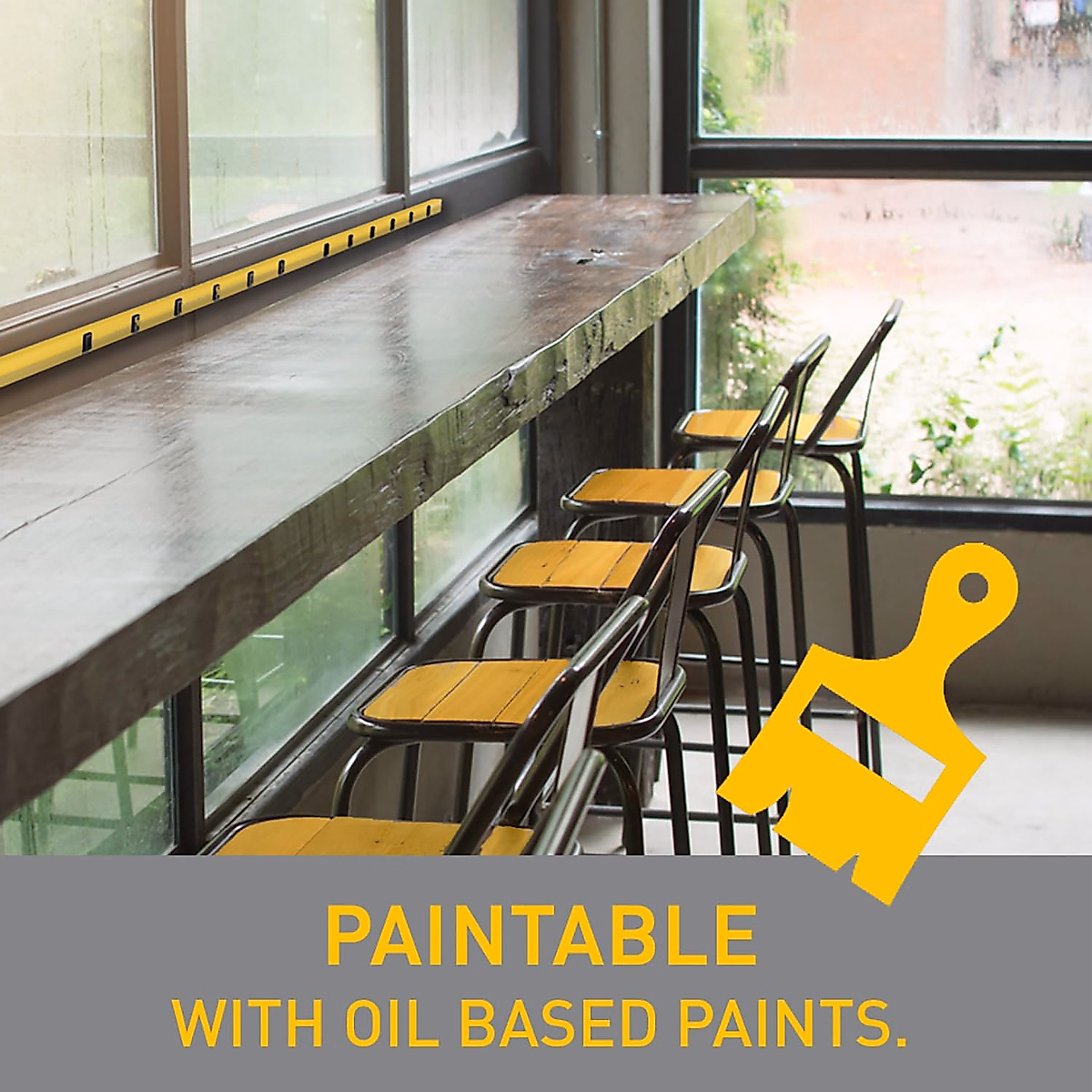 Legrand Wiremold BK20GB306TR Plugmold 2000 Series 3 Foot Hardwired Power Strip with 6 Tamper Resistant Outlets, Black