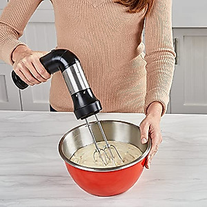 Emeril Everyday Blender & Beyond Immersion Hand Blender, Cordless with Charging Station, Whisk and Double Beater Included.