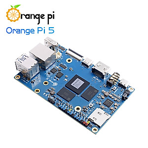 Orange Pi 5 4GB Rockchip RK3588S 8 Core 64 Bit Single Board Computer, 2.4GHz Frequency Open Source Development Board Mini PC Desktop Run Orange Pi OS, Android12, Debian11 (Pi 5 4GB)