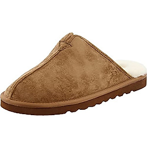 Skechers Men's RENTEN-PALCO Slipper, Tan, 11 Medium US