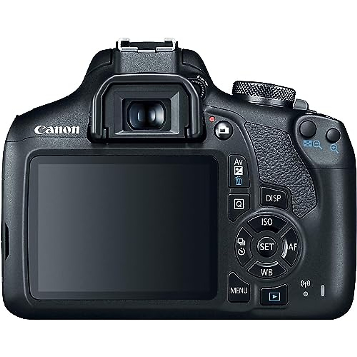 Black Canon EOS Rebel T7 DSLR Camera with EF S 18 55mm DC III and 75 300mm III Lenses canont7w7530064gb canont7w7530064gb (Renewed)