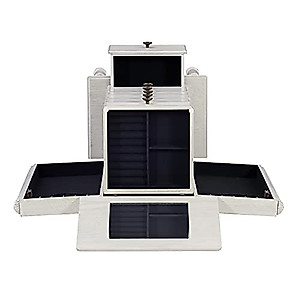 Powell Darcy Off White Jewelry Armoire