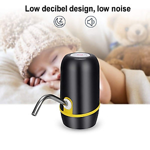 5 Gallon Water Dispenser,2020 Upgrade Electric Water Pump,USB Charging Automatic Drinking Water Pump Dispenser for Universal 2-5 Gallon,Portable Water Bottle Pump for Home,Office,Outdoor Activities