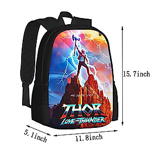 Crunowin 3D Printed Backpack Travel Bag Lightweight Backpack Novel Game Backpack Daily Backpack (Black1)