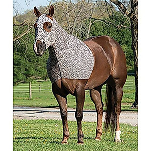 Weaver Leather Large Equiskinz Lycra Hood Leopard Large