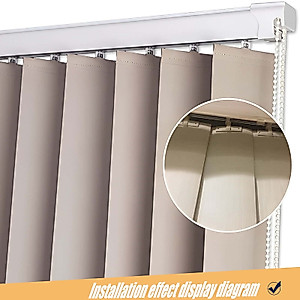 20 PCs Vertical Blind Repair Vane Metal Blind Repair Tabs Vertical Blinds Replacement Blind Fixer Tabs Blinds Repair Kit Vertical Blinds Replacement Slats
