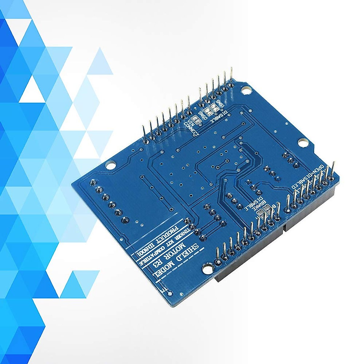 KOOBOOK 1Pcs L298P Shield R3 Motor Driver Module Expansion Board H-Bridge 2A for Arduino UNO 2560