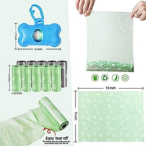 Ksqen Cat Litter Scoop, Portable Kitty Litter Scoop, Removable Litter Scooper with Holder, Cat Litter Sifter Pooper Scooper System with Bags (Grey)