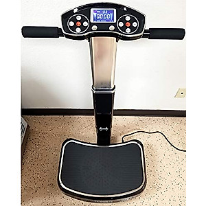Mini Folding Pro 1500w Dual Motor Vibration Plate Exercise Cardio Workout Fitness Machine - 3 Vibration Modes - BMI