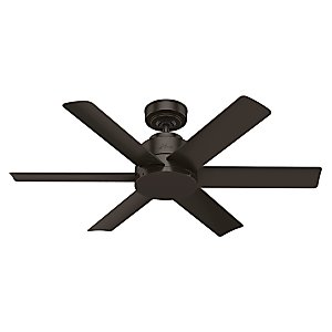 Hunter Fan Company, 51114, 44 inch Kennicott Premier Bronze Indoor / Outdoor Ceiling Fan and Wall Control