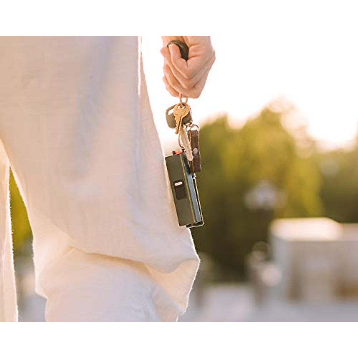 Armadillo Defense Pepper Spray Keychain and Stun Gun Bundle (2 Pack) – Pepper Spray for Self Defense – Miniature Flashlight Stun Gun – Self Defense Weapons for Women (Pack of 2)