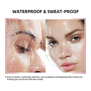 Upgrade Brow Lamination Kit - Professional DIY Eyebrow Lift Kit Black & Brown Color Fuller Thicker Brows for 6 Weeks, Easy to Use Instant Brow Lift Perm At-Home Eyebrow Lamination Kit