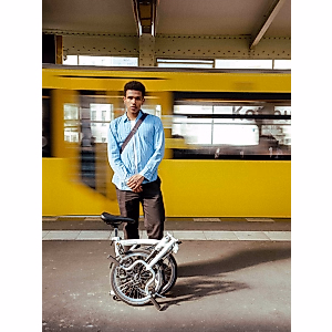 Brompton A Line 3 Speed Folding Bike (White)